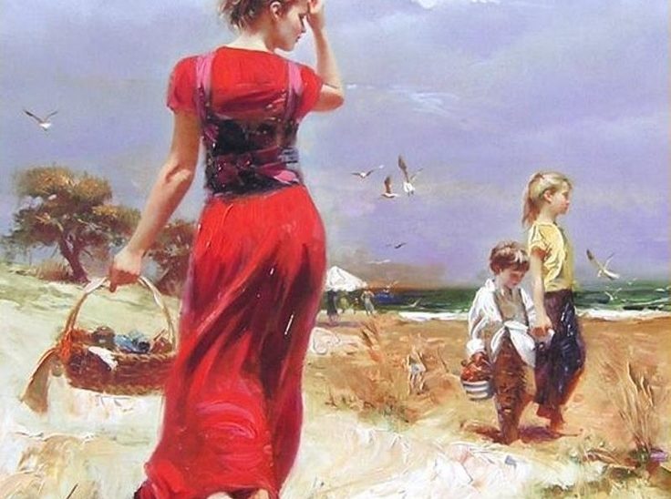 A Day At The Beach - Pino Artist